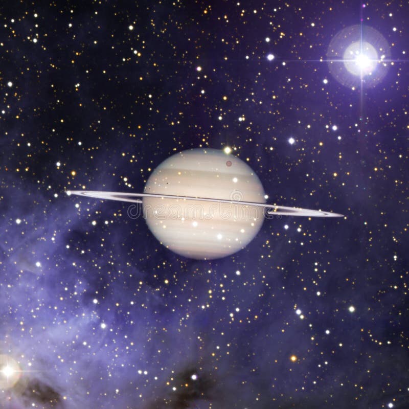 Saturn - Planet of the Solar System. Elements of this Image Furnished ...