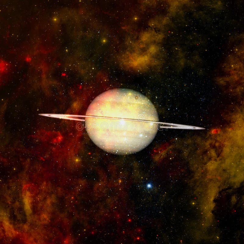 Saturn - Planet of the Solar System. Elements of this Image Furnished ...