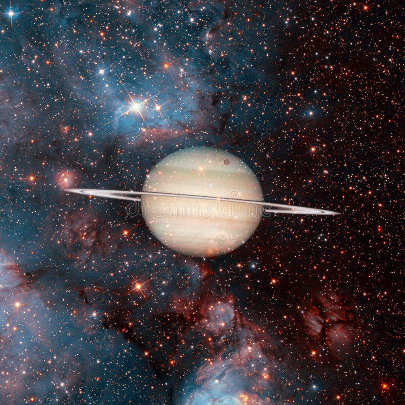 Saturn - Planet of the Solar System. Elements of this Image Furnished ...