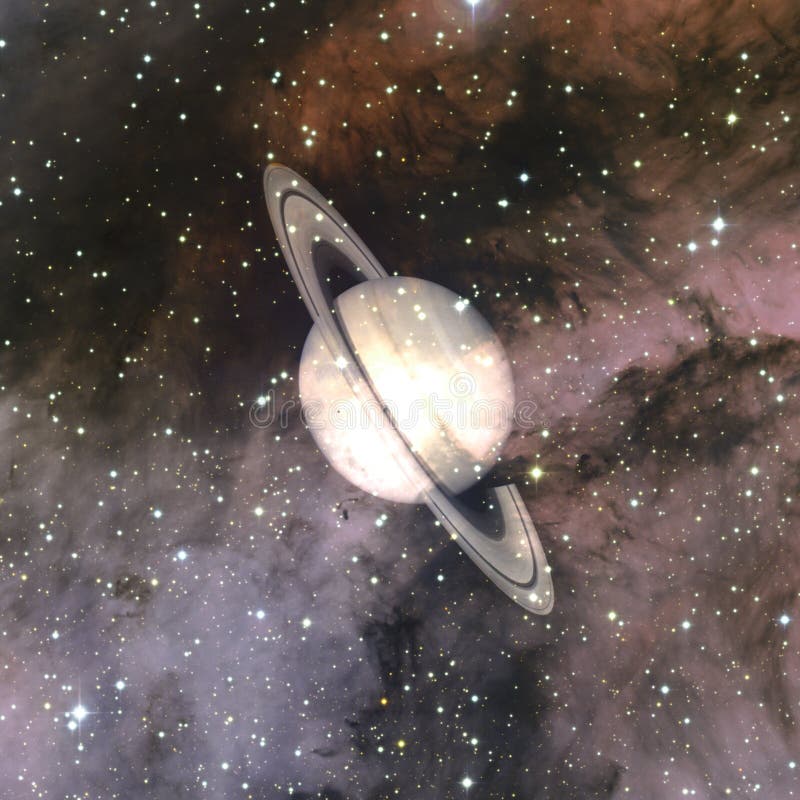 Saturn - Planet of the Solar System. Elements of this Image Furnished ...