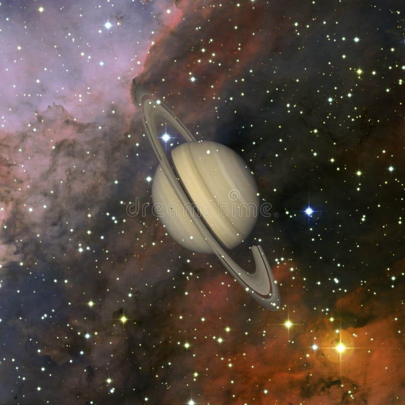 Saturn - Planet of the Solar System. Elements of this Image Furnished ...