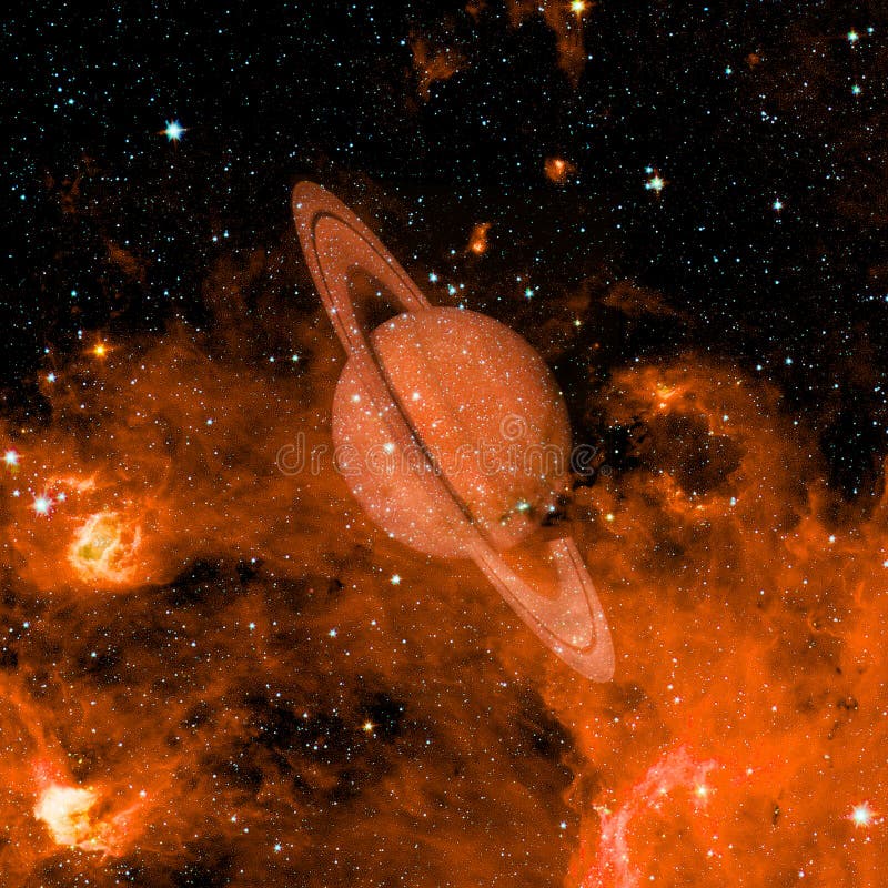 Saturn - Planet of the Solar System. Elements of this Image Furnished ...