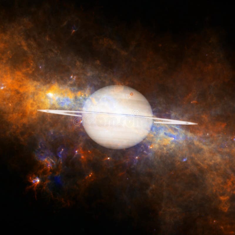 Saturn - Planet of the Solar System. Elements of this Image Furnished ...