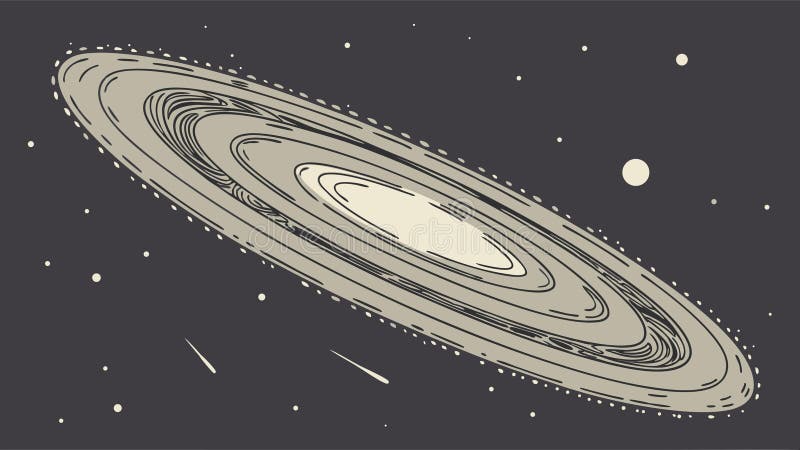 Saturn Rings Planet, Solar System Astronomy Vector Design Generative AI ...