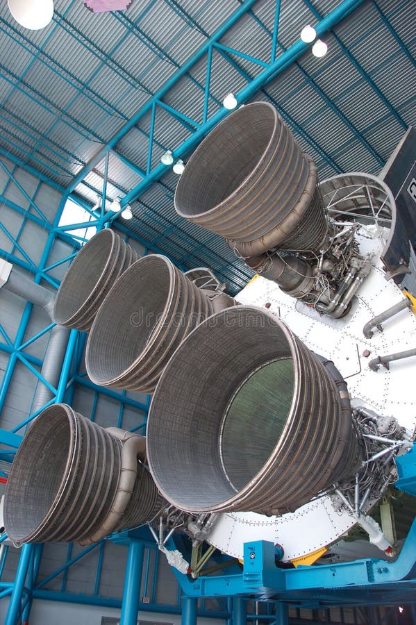 Saturn V Rocket Engines, Cape Canaveral, Florida Editorial Photo ...