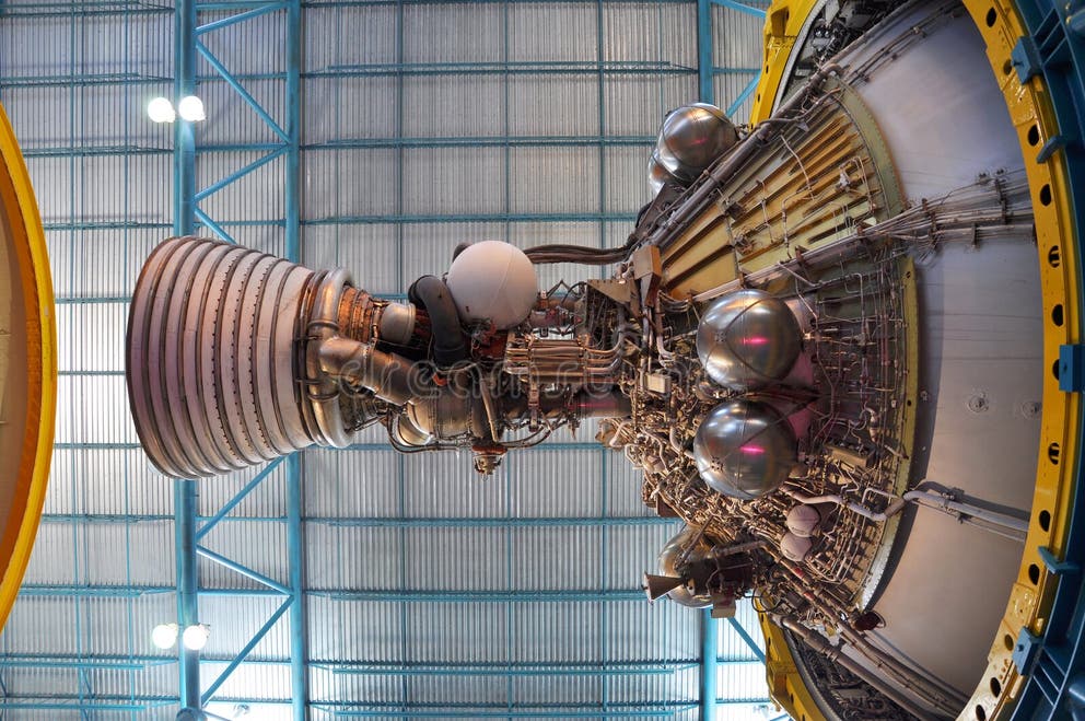 Saturn V Rocket Engines, Cape Canaveral, Florida Editorial Photography ...