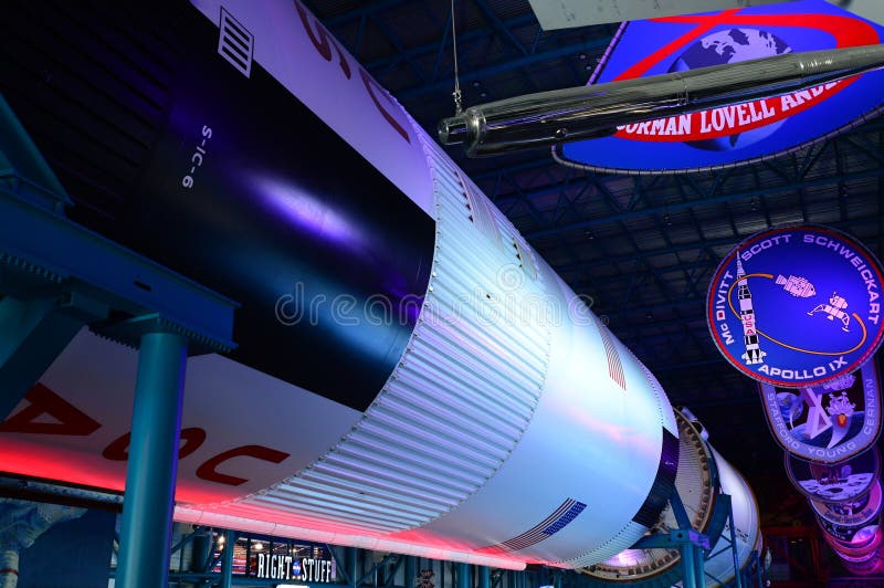 Saturn V Rocket in Kennedy Space Center, Florida Editorial Stock Image ...