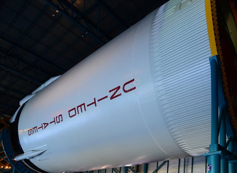 Saturn V Rocket in Kennedy Space Center, Florida Editorial Photography ...
