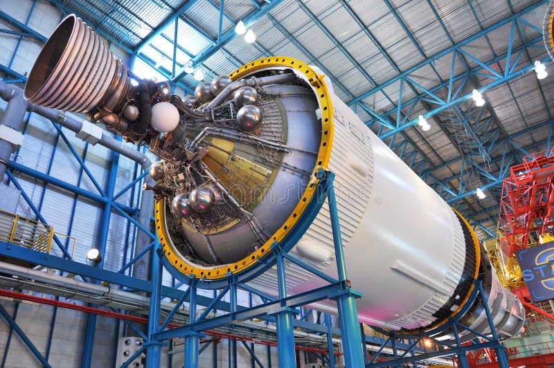Saturn V Rocket Stage III, Cape Canaveral, Florida Editorial Photo ...
