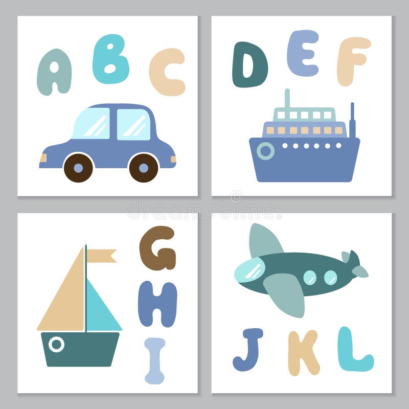 Satz Baby printables vektor abbildung. Illustration von ansammlung ...