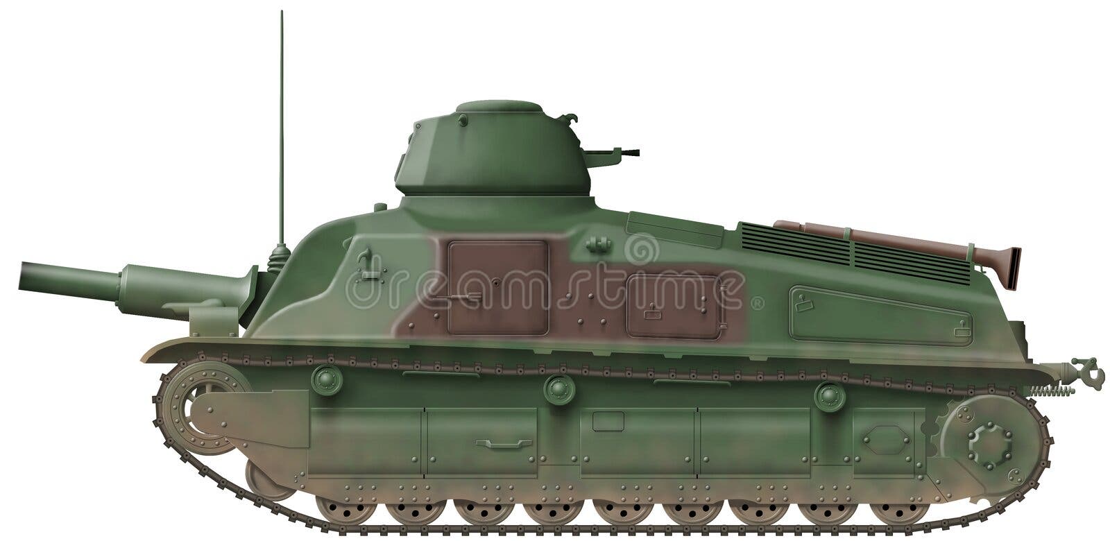 KV-2 heavy tank stock illustration. Illustration of vehicle - 2218535