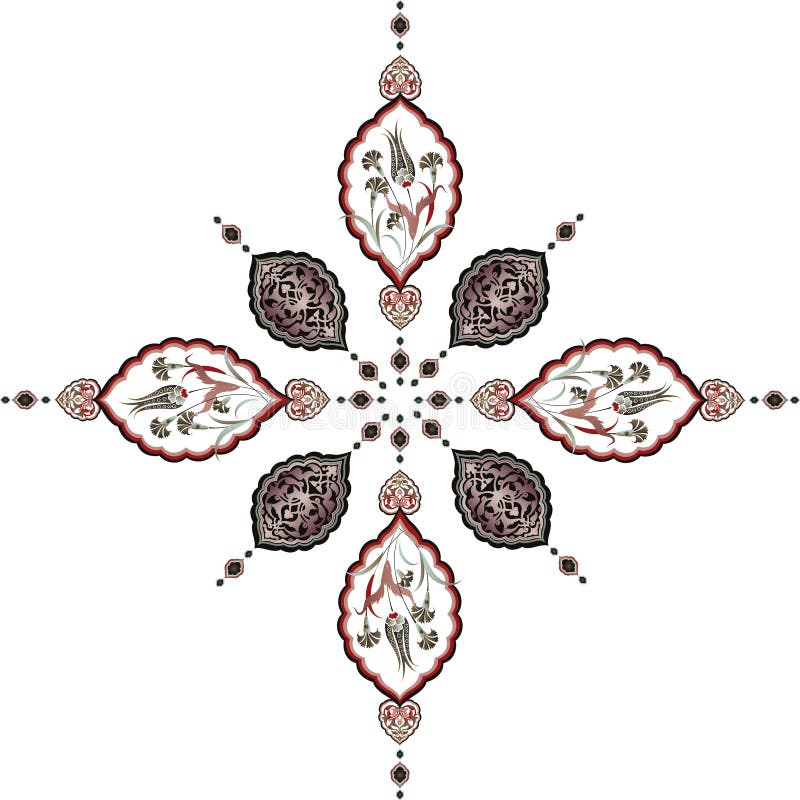 Grungy Osmaneauslegung vektor abbildung. Illustration von abbildung ...