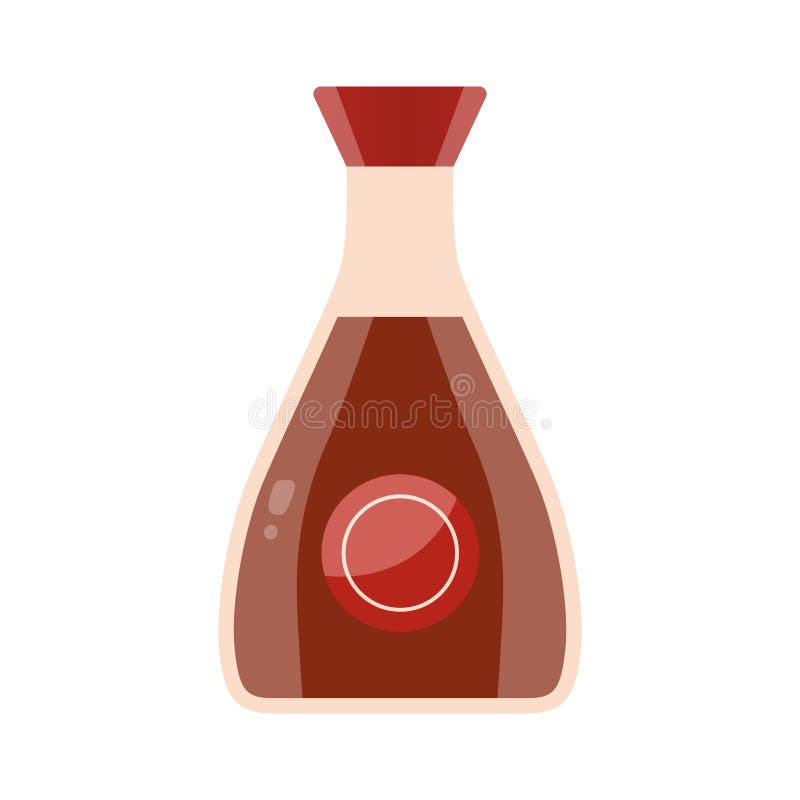 Sauce Bottles Vector Design Isolated on White. Stock Vector ...