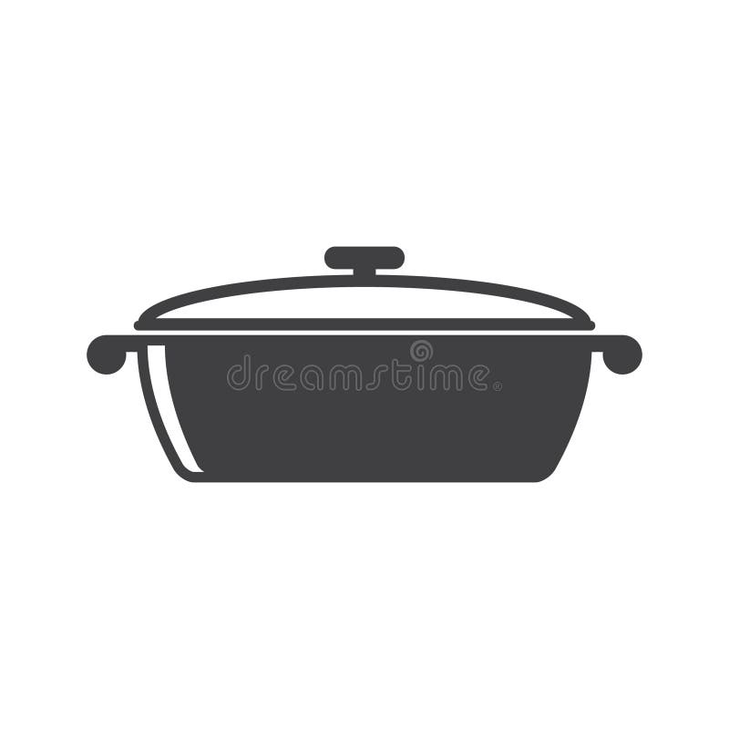 Sauce Pan. Vector Illustration Decorative Background Design Stock ...