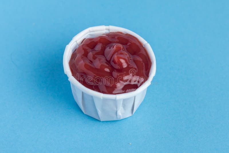Sauce in paper container stock photo. Image of paper - 367076476
