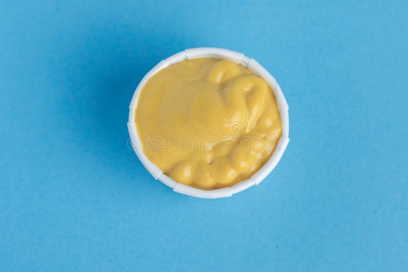 Sauce in paper container stock image. Image of ketchup - 367076537