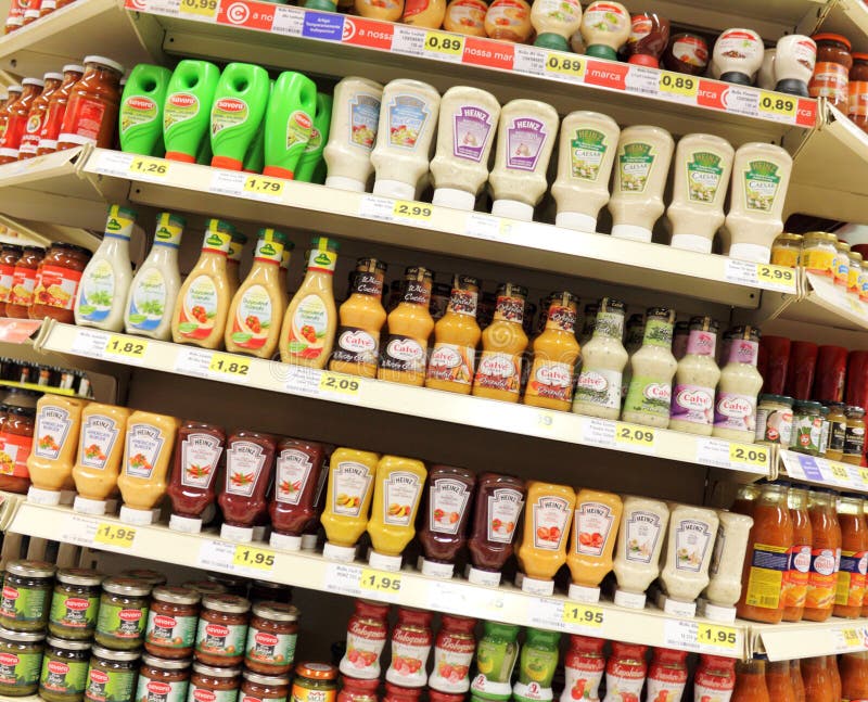 Seasoning Soy Sauce Bottles at Supermarket Editorial Stock Image ...
