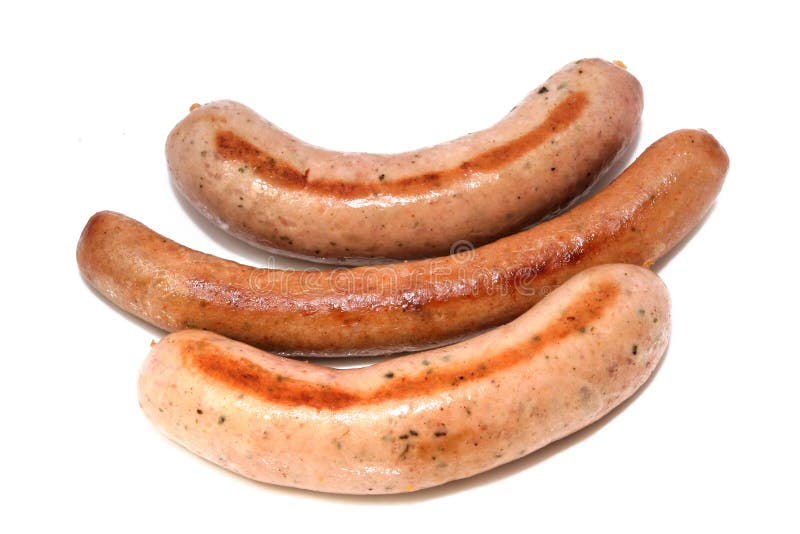 Saucisse rouge photo stock. Image du chaud, brochette - 13778186