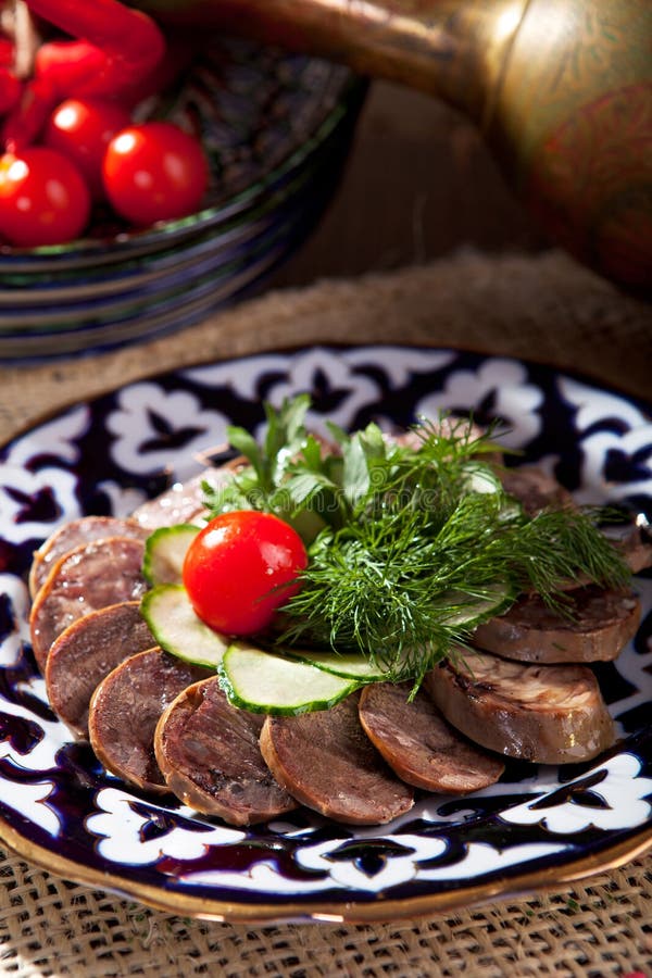 Saucisse de cheval image stock. Image du morceau, gastronomie - 61800709