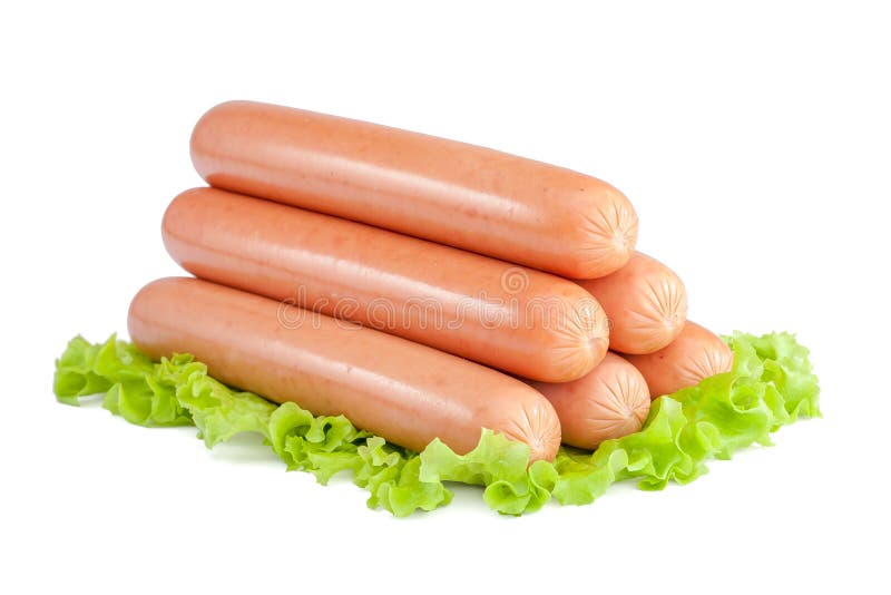 Saucisses image stock. Image du épicé, nutrition, delicatessen - 14095491