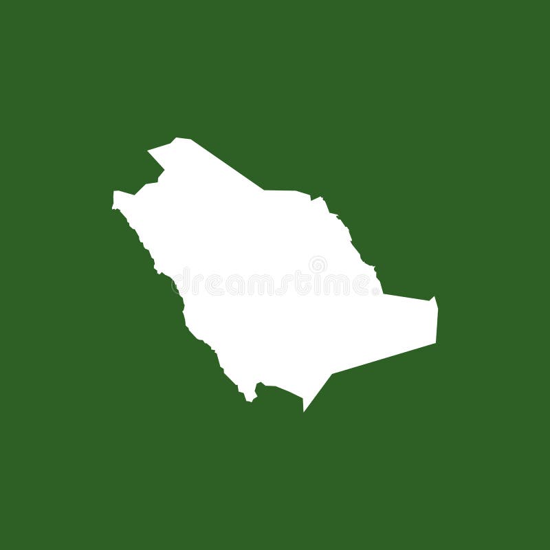 Saud Arabia map icon stock illustration. Illustration of land - 127390519