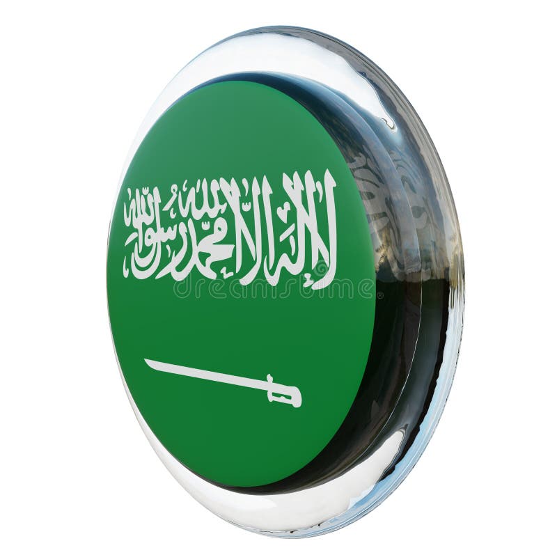Saudi Arabia 3D flag stock illustration. Illustration of sign - 255014635