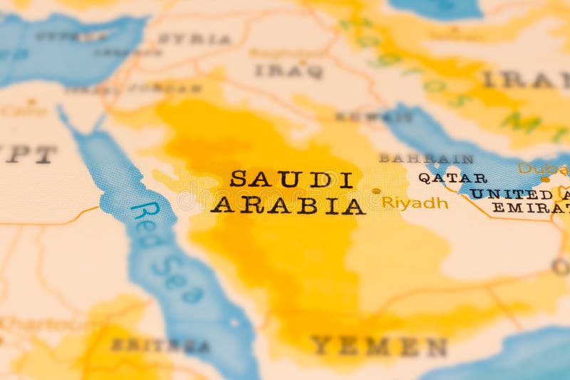 location of saudi arabia on world map