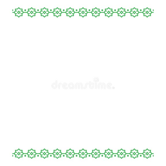 Saudi Arabia Frame Pattern Design. Arabic Frame Stock Illustration ...