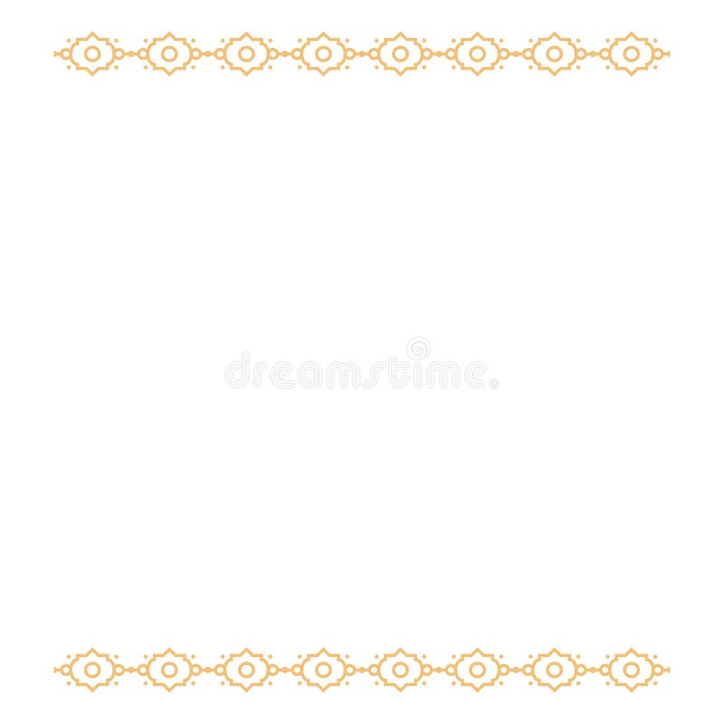 Saudi Arabia Frame Pattern Design. Arabic Frame Stock Illustration ...