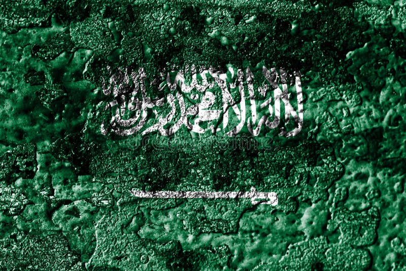 Saudi Arabia Grunge Rusted Metal Texture Flag, Rust Metal Background ...