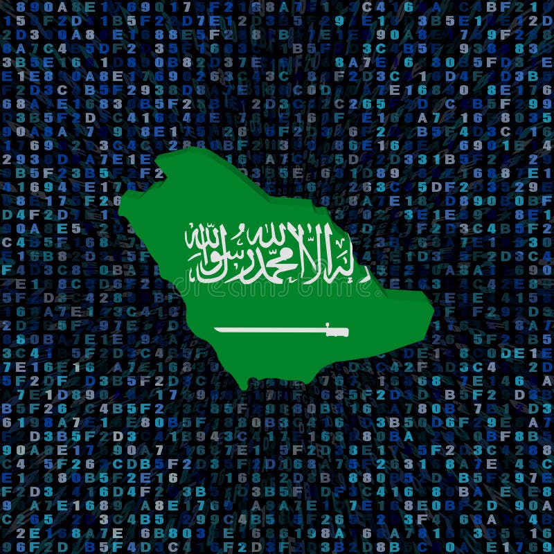 Saudi Arabia map flag stock vector. Illustration of arabia - 8080714