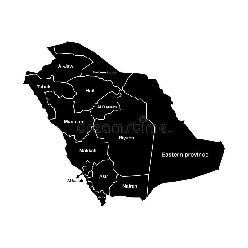 Saudi arabia map icon stock vector. Illustration of region - 283029565