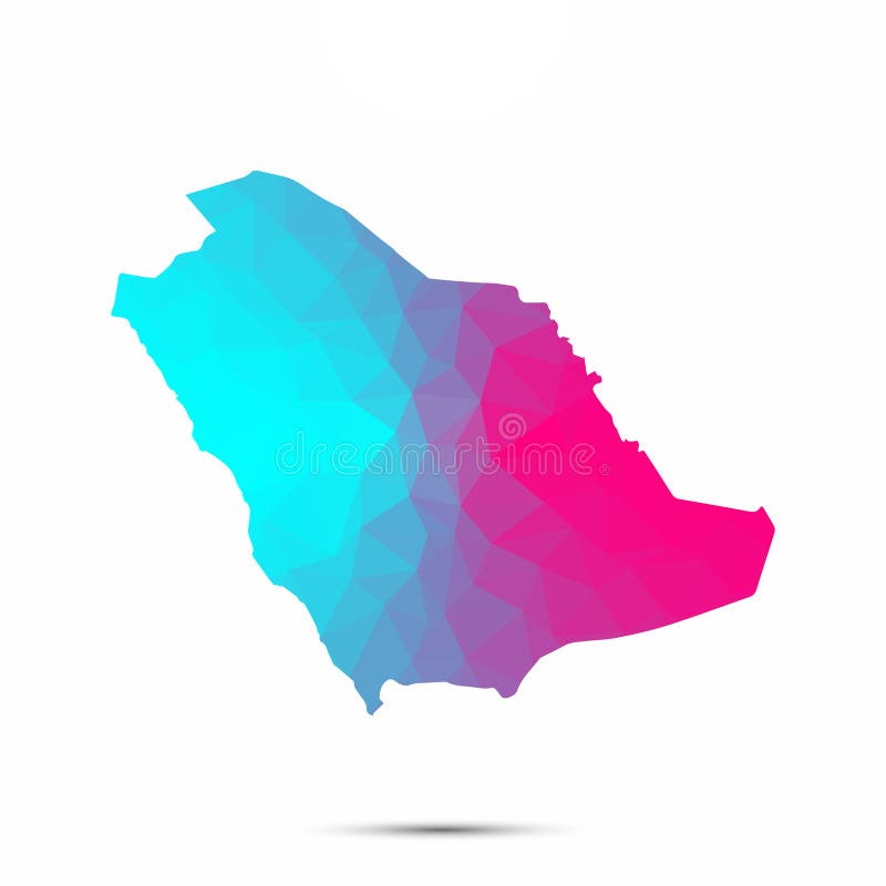 Saudi Arabia Map Triangle Low Poly Geometric Polygonal Abstract Style ... Saudi Arabia Map Triangle Low Poly Geometric Polygonal Abstract Style ...