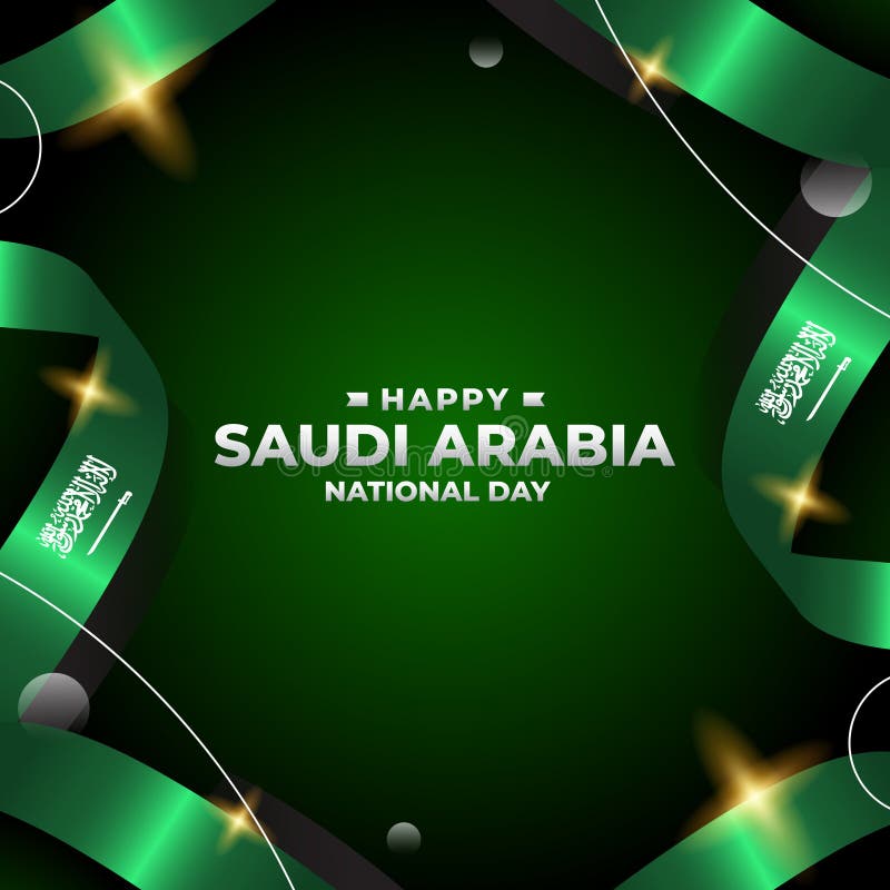 Saudi Arabia National Day Design Illustration Collection Stock Vector ...