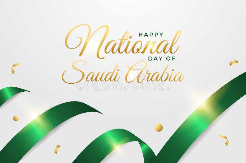 Saudi Arabia National Day Design Illustration Collection Stock Vector ...