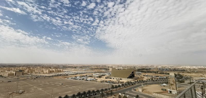 Saudi Arabia Sky Clouds Beautiful Construction Concrete Sky Stock Image ...