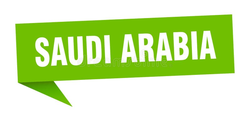 Saudi Arabia Sticker. Saudi Arabia Signpost Pointer Sign Stock Vector ...