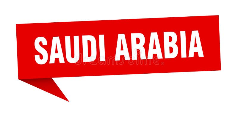 Saudi Arabia Sticker. Saudi Arabia Signpost Pointer Sign Stock Vector ...