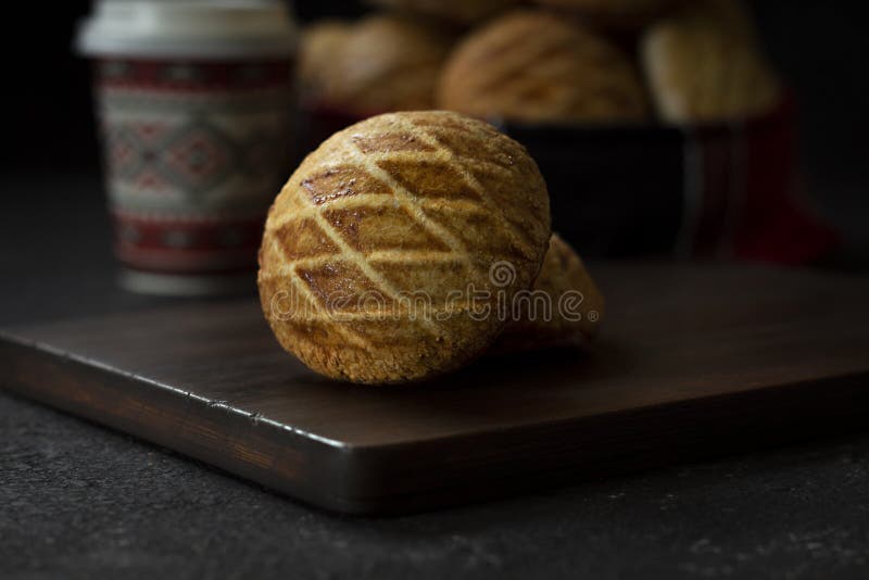 Saudi Arabian Food, Kleeja on White Background Stock Image - Image of ...