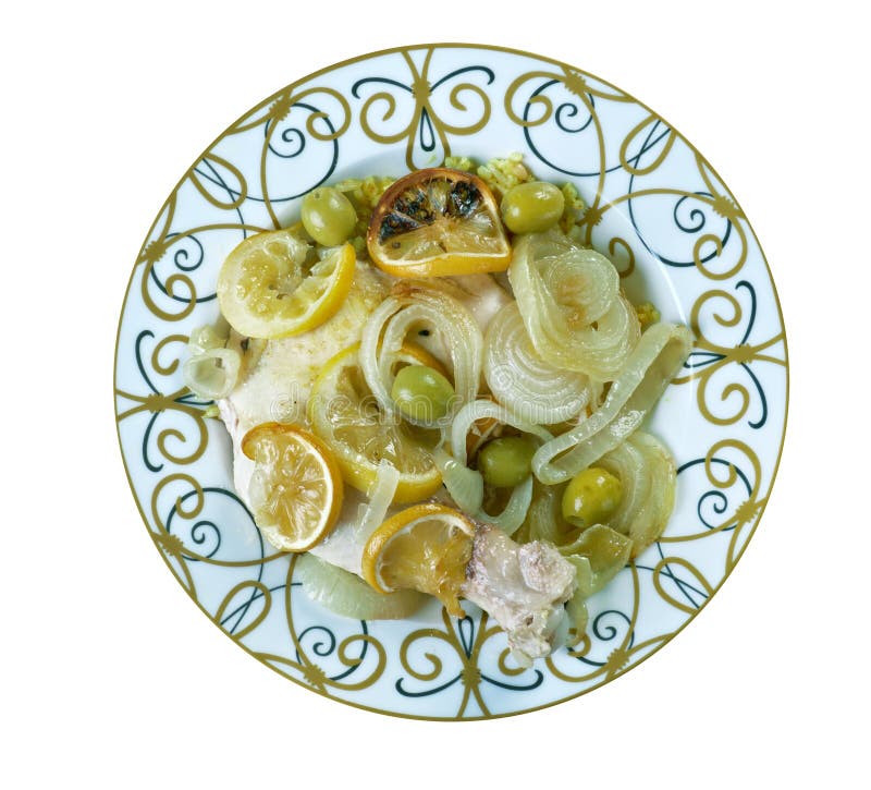 Saudi Arabian Lemon Chicken Stock Photo - Image of cook, hamod: 86667442