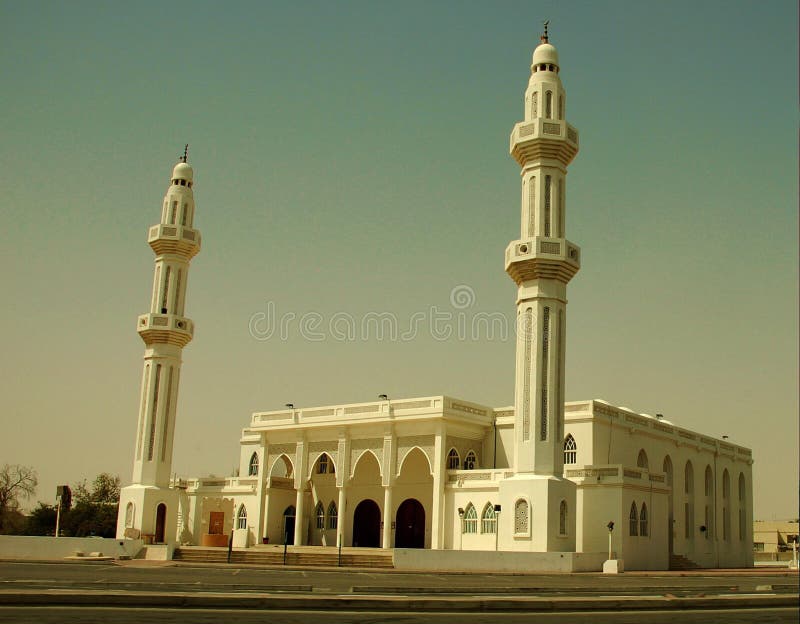 Saudi mosque stock image. Image of islam, minaret, white - 605675
