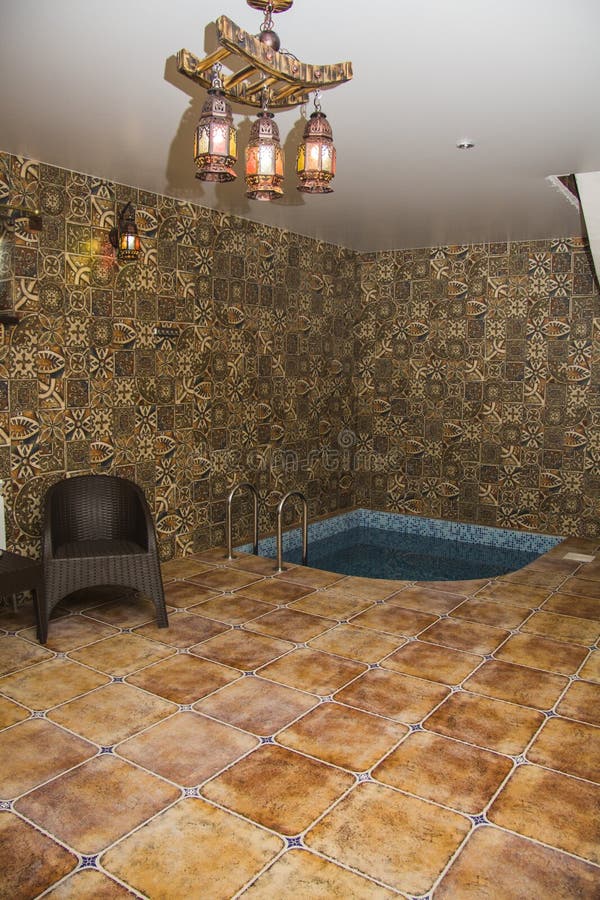Sauna pool stock photo. Image of comfortable, medicine - 1894304