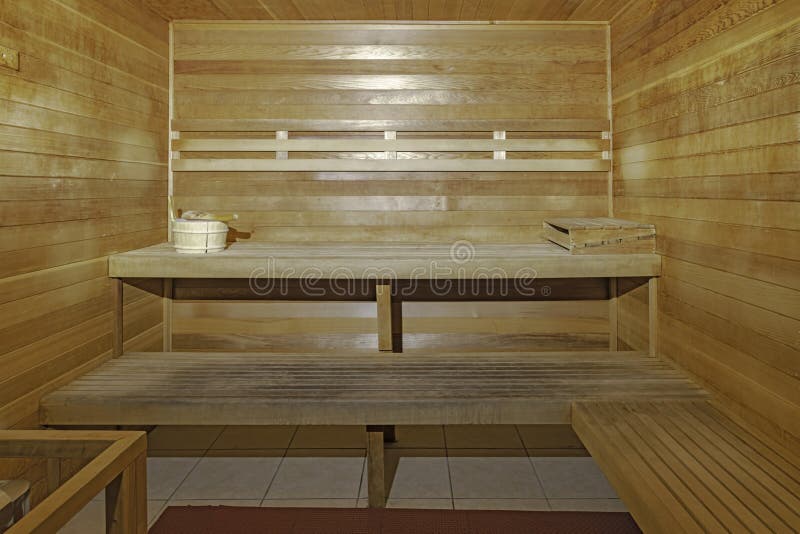 Sauna room stock image. Image of hygiene, health, clean - 169926285