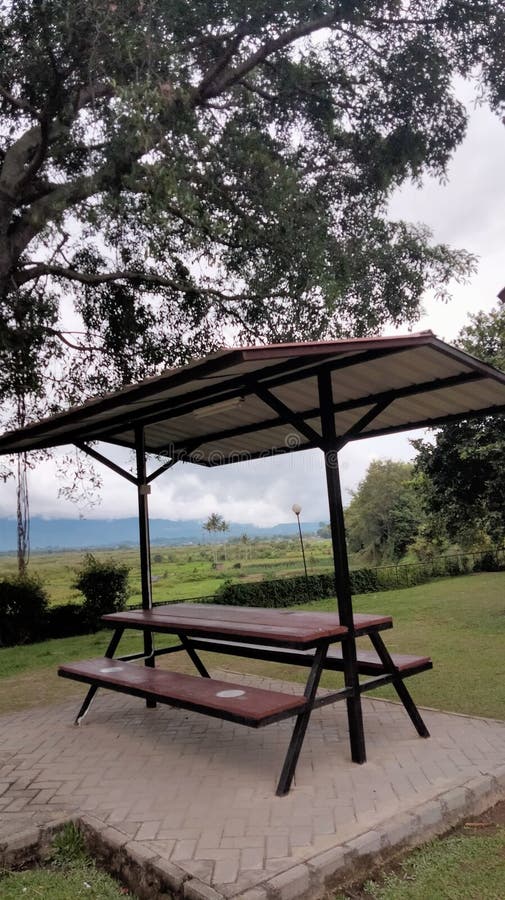 Saung is a Place Unwind for Students Looking Lake Toba Stock Image ...