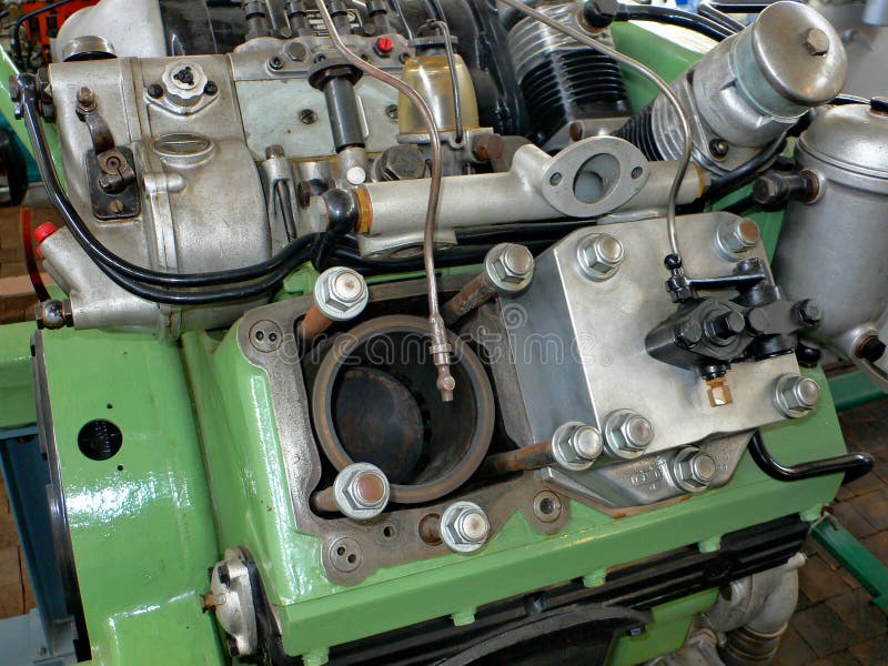 Saurer Typ FA V4 Two-stroke Diesel Engine - 1954 Editorial Stock Photo ...