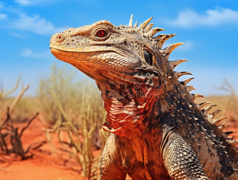 Saurian stock illustration. Illustration of desert, creative - 294980608