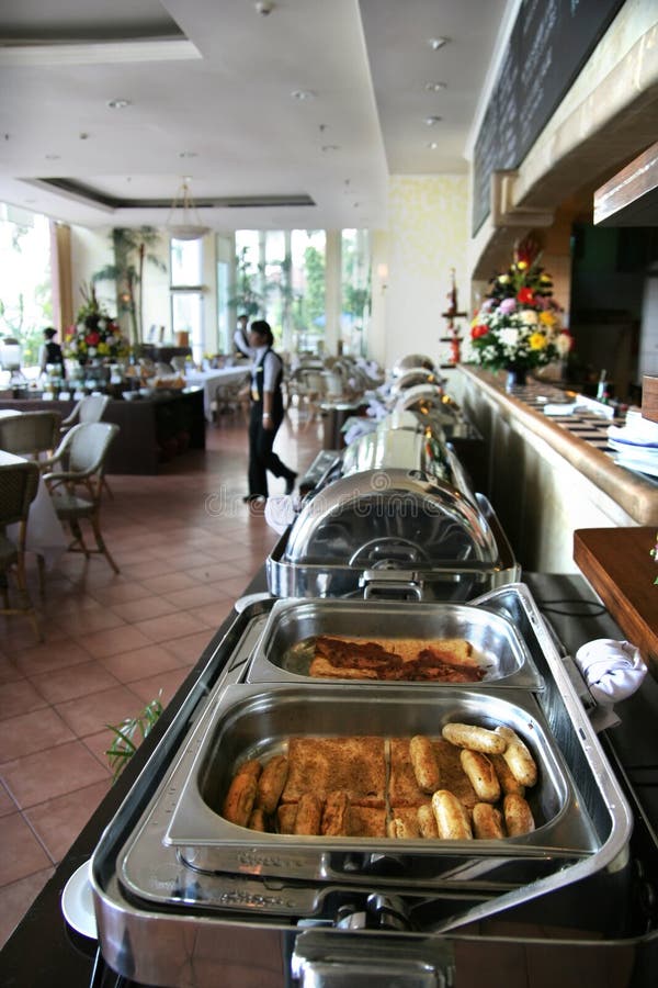 Buffet Breakfast Line stock image. Image of cheddar, decoratrion - 44746693