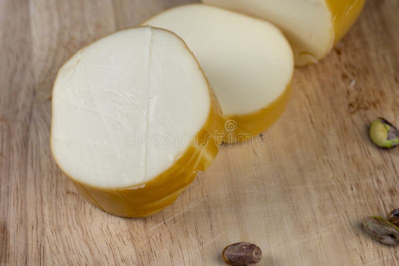 Sausage Cheese Made from Cow S Milk Stock Image - Image of melted ...