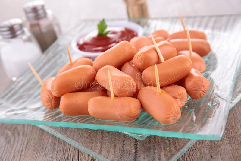 Sausage cocktail stock image. Image of sausage, spicy - 40835993
