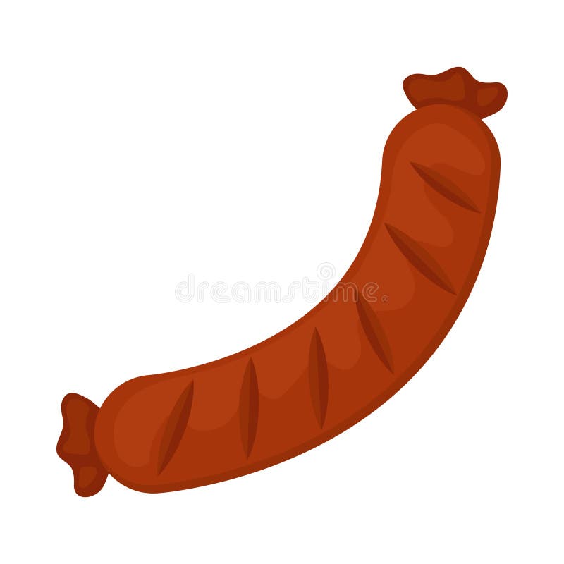 Sausage icon image stock vector. Illustration of beef - 273118265